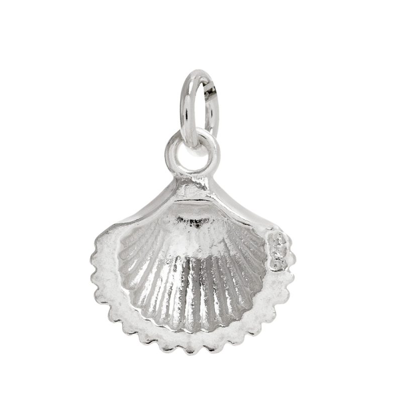 Silver Seashell Pendant | Sterling Silver Jewellery | Biba & Rose